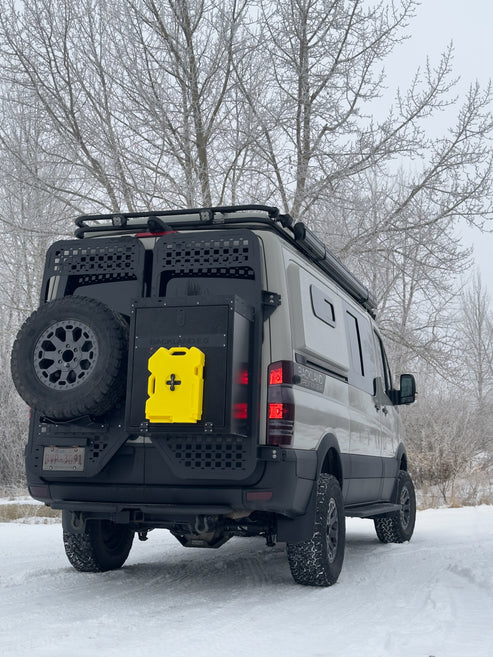 Backland Expedition - Sprinter OX Rear Door Carrier – Curious Campervans