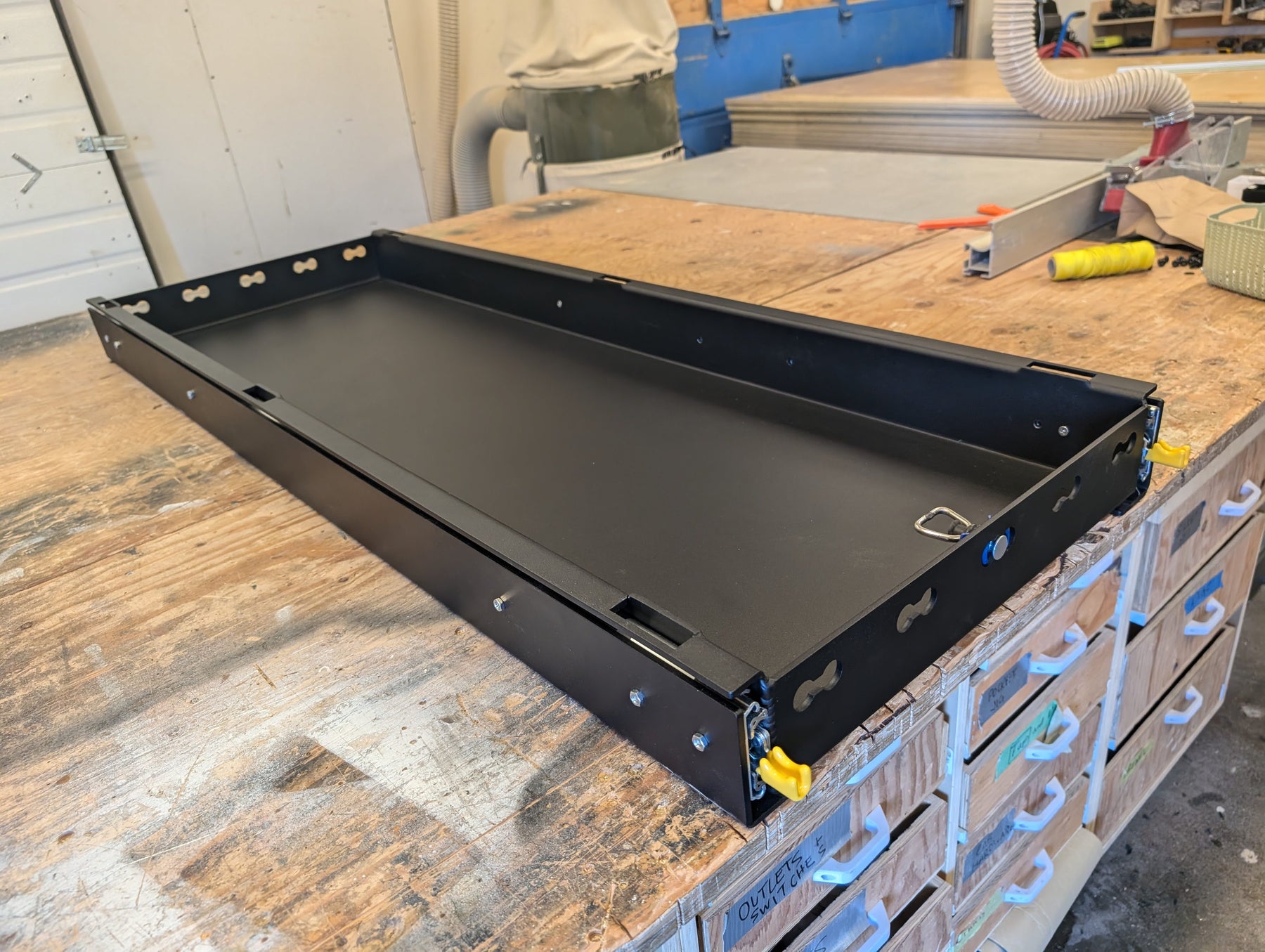 Aluminum Slide Out Storage Tray for Bikes, Boards and Gear – Curious ...
