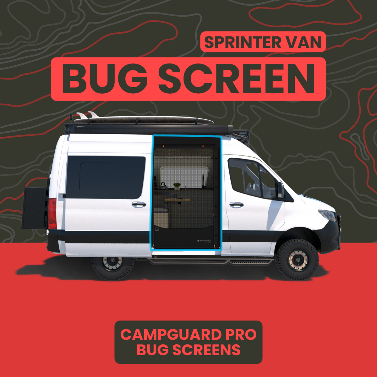 Wanderful - Sprinter CampGuard Pro Bug Screen – Curious Campervans