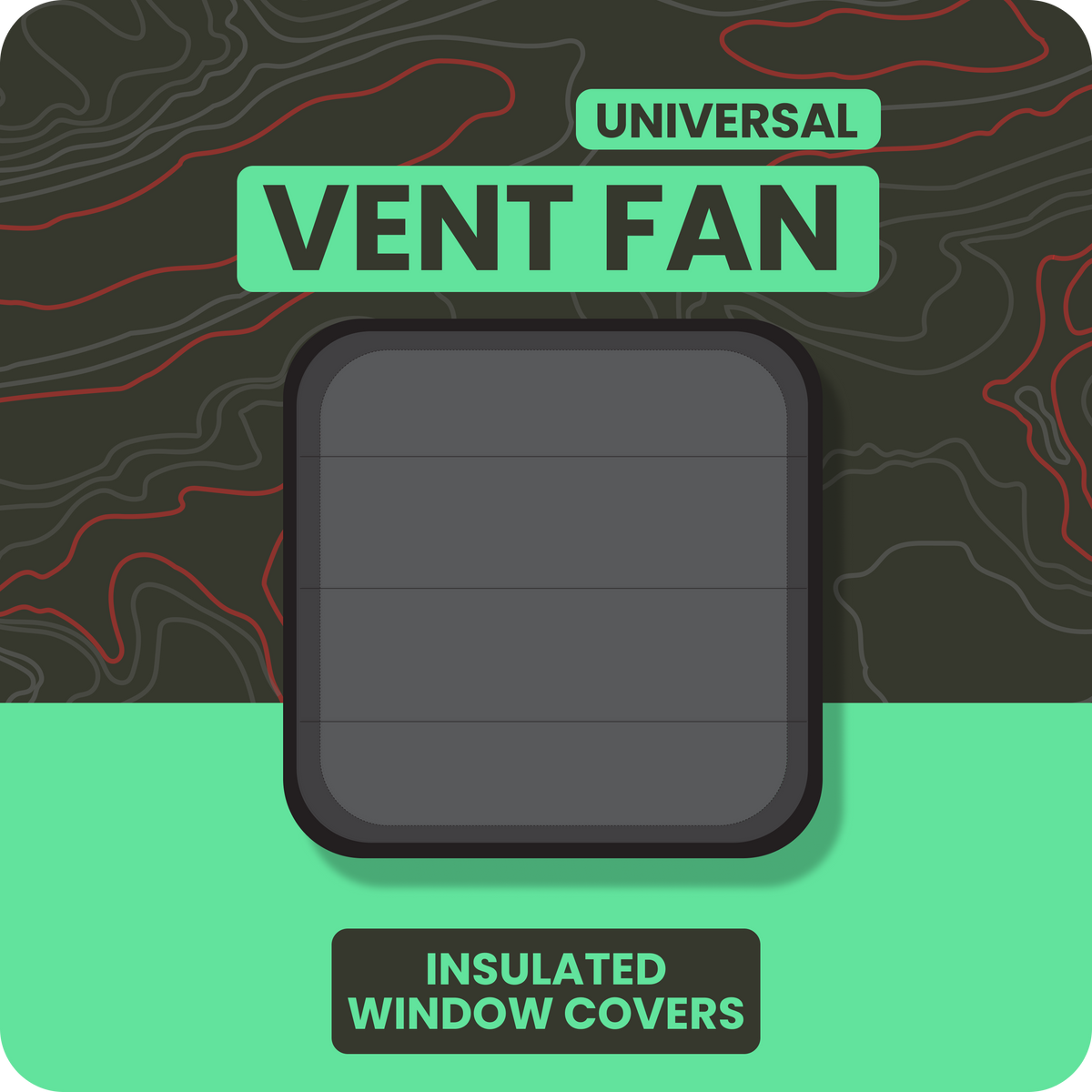 Wanderful - Vent Fan Cover – Curious Campervans