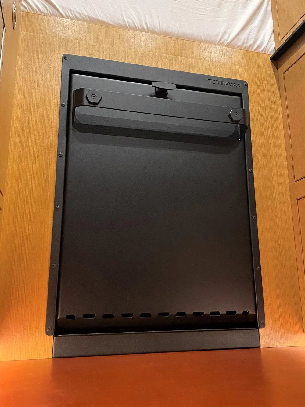 Folding Shower with Magnetic Curtain – Curious Campervans