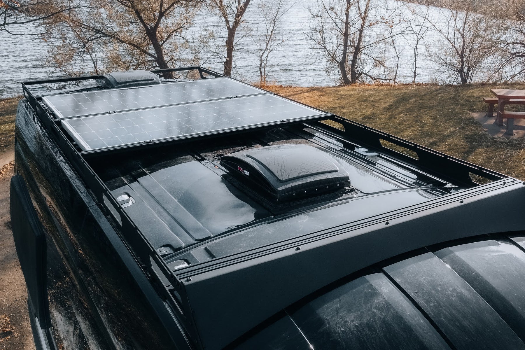 Ford Transit 148" EXT High-Roof Rack by Curious Campervans