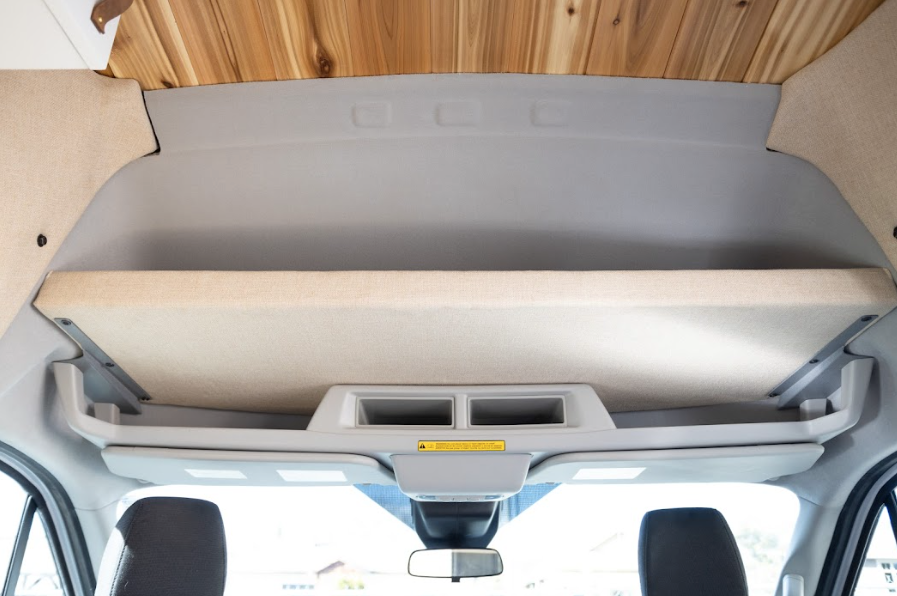 Headliner Shelf Kit - Ford Transit – Curious Campervans