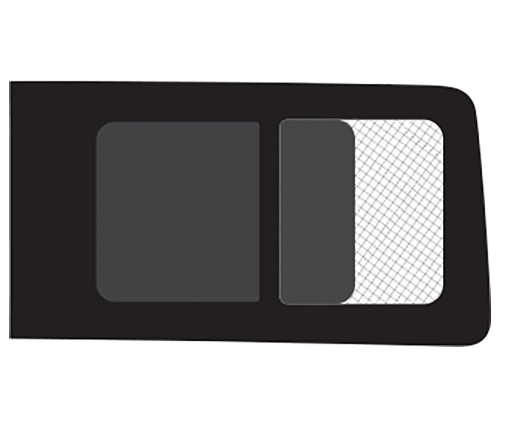 AMA Passenger Sliding Door Half-Slider Window for Ford Transit (2015-p ...